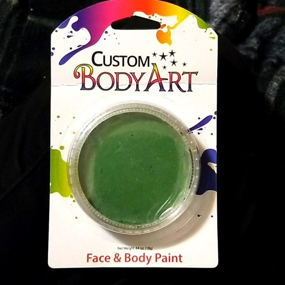 Custom Body Art | Costumes | Custom Body Art Green Face Body Paint ...